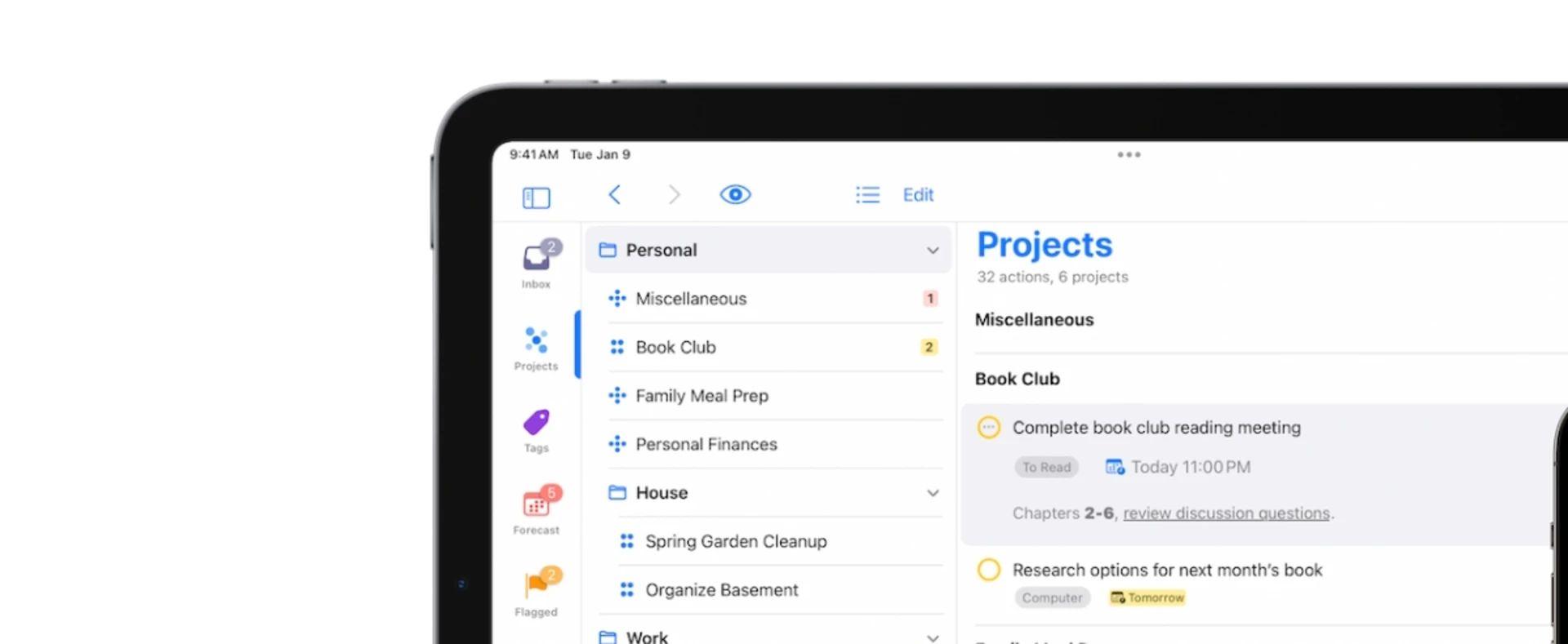 OmniFocus 4 - wynieś listy to do na wyższy poziom - Techlove - Z ...